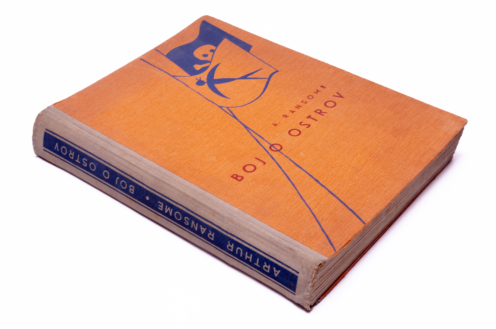 Boj o ostrov, Ransome, ilustrace Burian, 1947 - Antikvariát sen